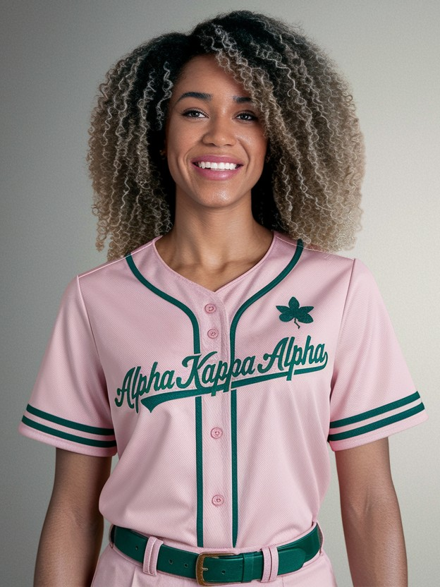 Alpha Kappa Alpha Legacy Ivy Baseball Jersey - Divine Nine Designs