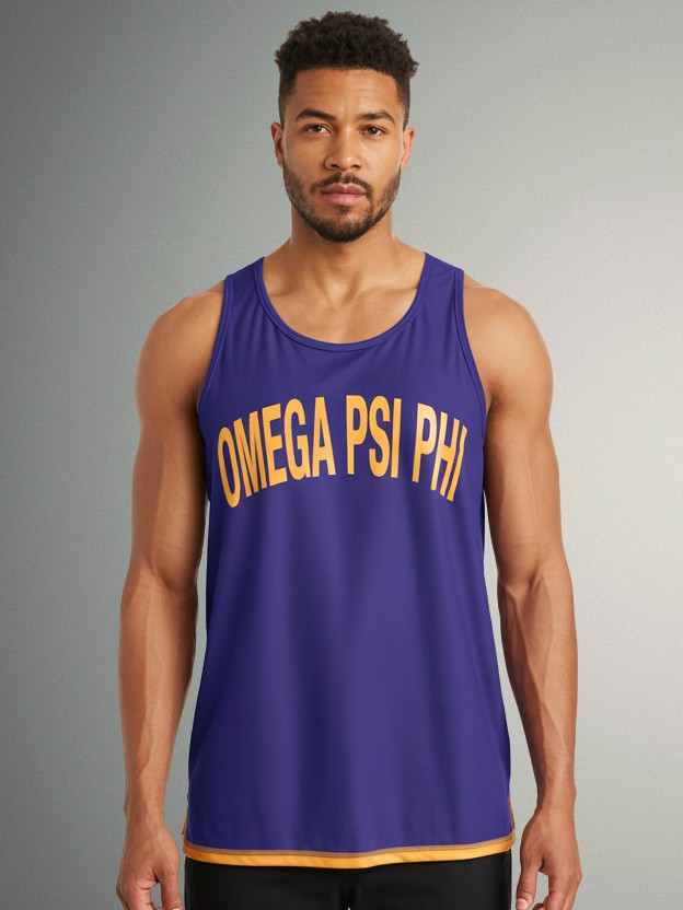 Omega Psi Phi Eternal Brotherhood Athletic Tank Top - Divine Nine Designs